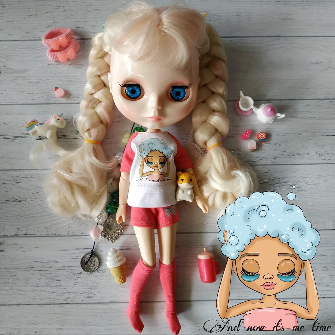Printable Digital Download PNG Blythe Doll Image Fabric Iron on Decal ...