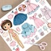 Printable Paper Doll Blythe With Clothes - Digital PDF Instant Download, Dress up Cut Out Doll ...