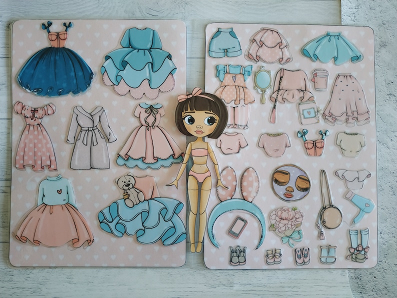 Printable Paper Doll Blythe With Clothes Digital PDF Instant - Etsy