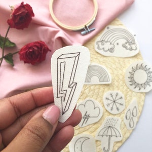 Weather Stick and Stitch Embroidery Transfers, Embroidery Pattern ...