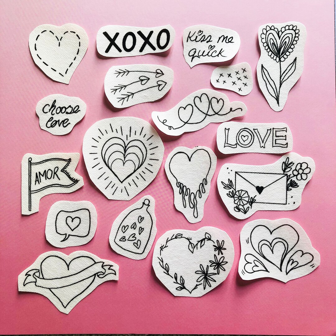 Love Stick and Stitch Embroidery Transfers Embroidery - Etsy