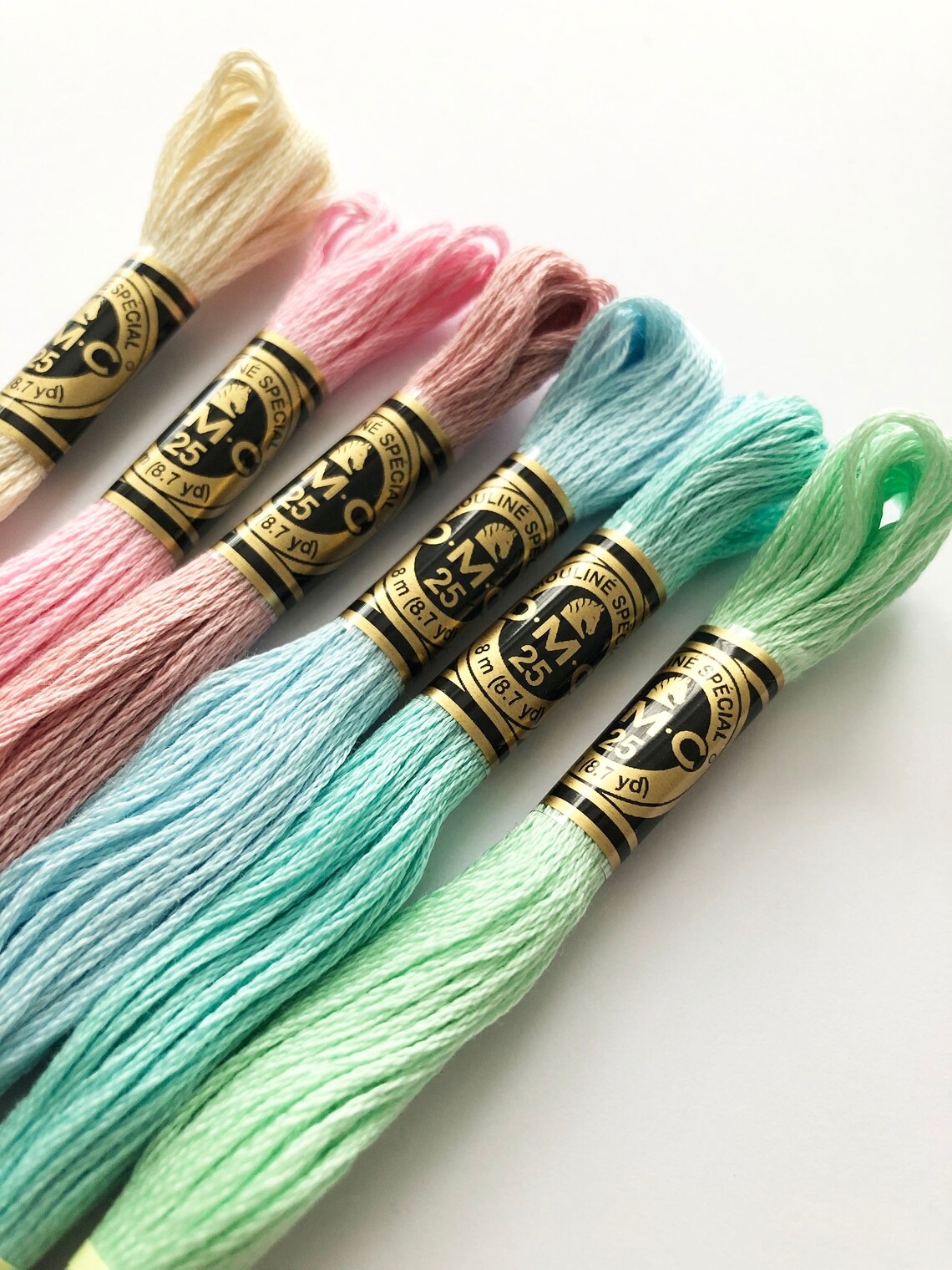 DMC 6 Strand Embroidery Thread, CHERRY BLOSSOM, Embroidery Floss ...