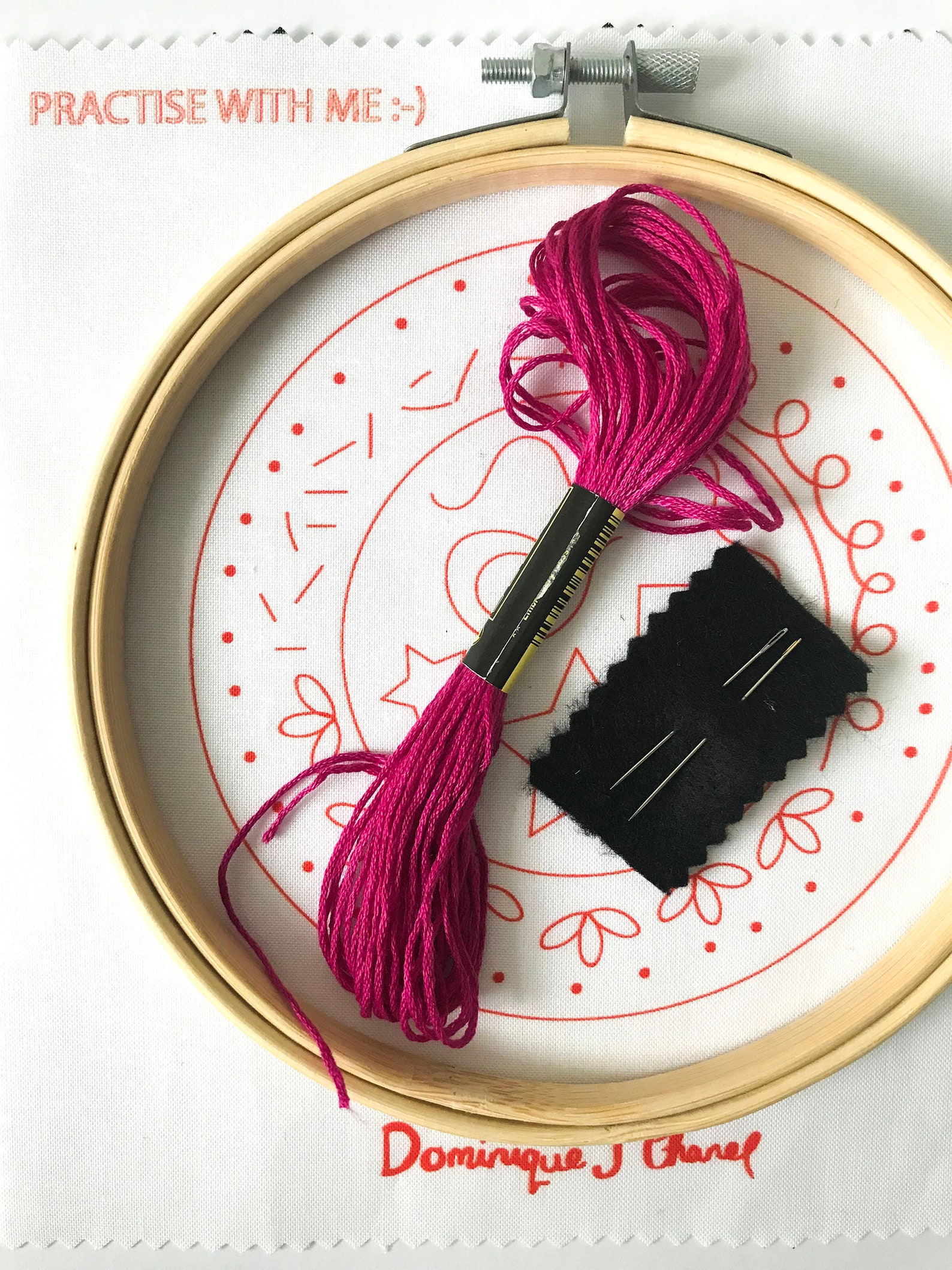 Snowflakes Embroidery Kit, Needlecraft Kit, Embroidery Pattern ...