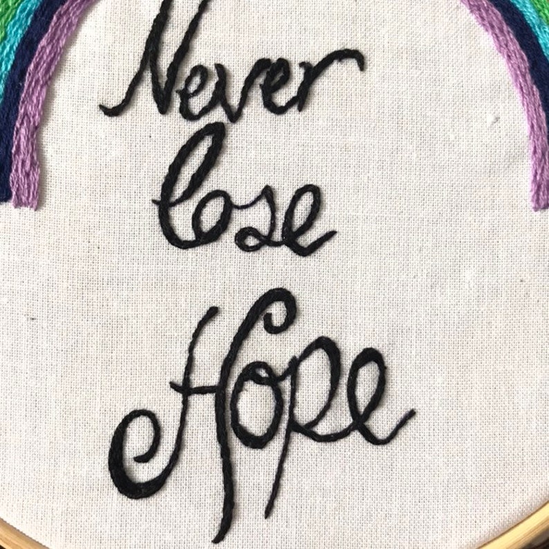 Rainbow Embroidery Pattern , Needlecraft Pattern, Embroidery Pattern ...