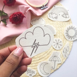 Weather Stick and Stitch Embroidery Transfers, Embroidery Pattern ...