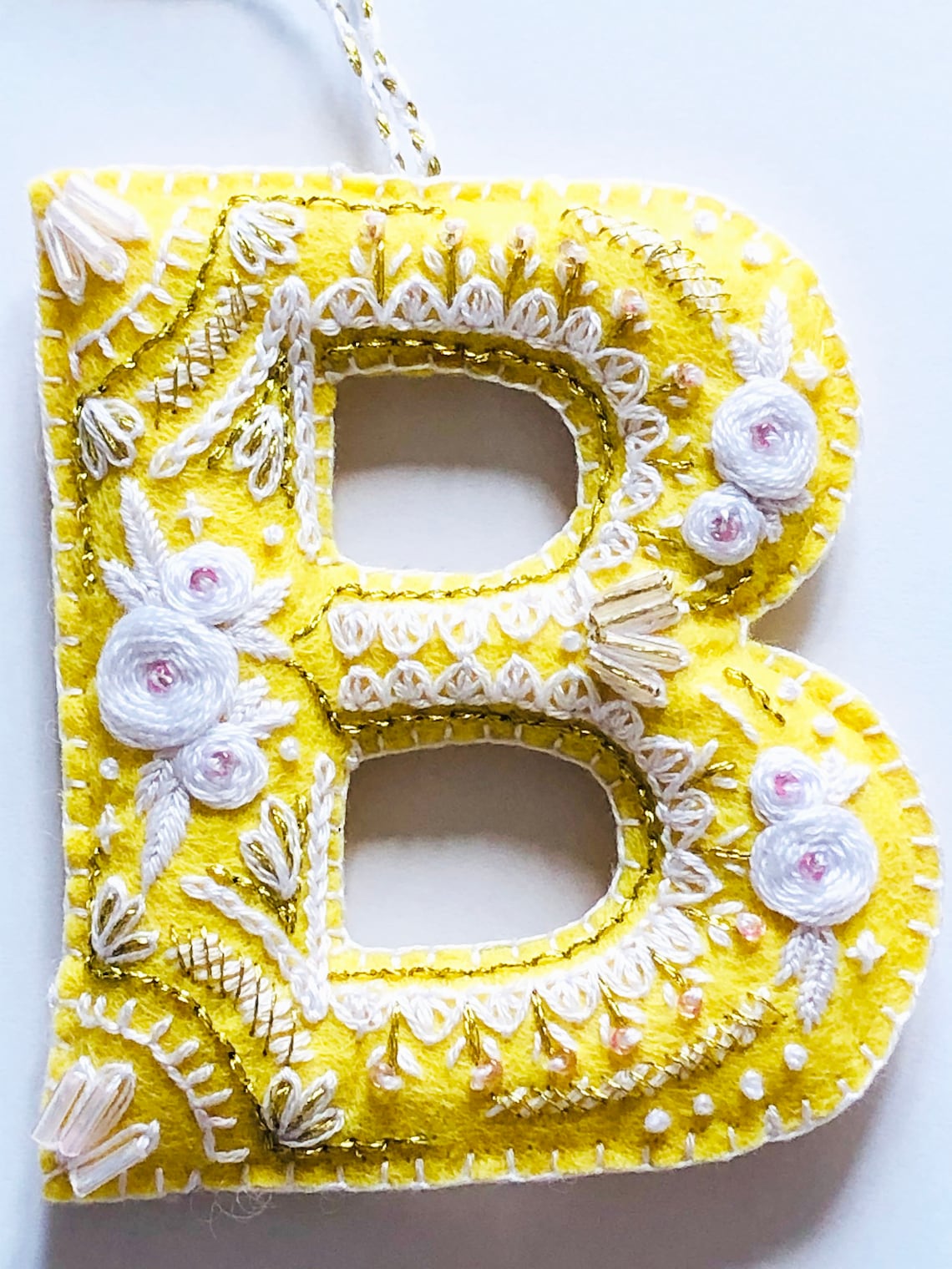 Embroidered Felt Alphabet Ornaments Pdf, Beginners Embroidery ...