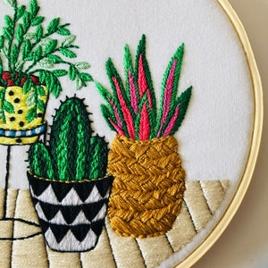 Zen Botanical Embroidery Kit, Needlecraft Kit, Embroidery Pattern ...
