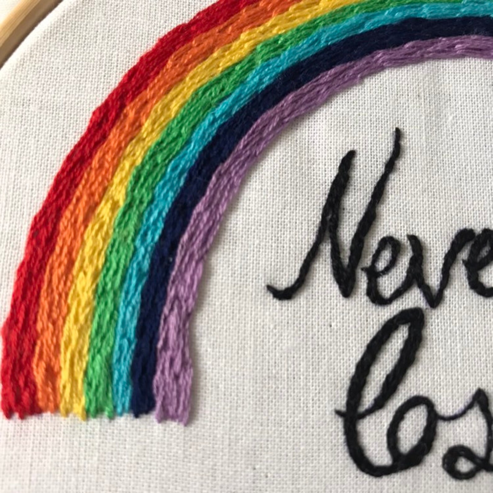 Rainbow Embroidery Pattern Needlecraft Pattern Embroidery | Etsy