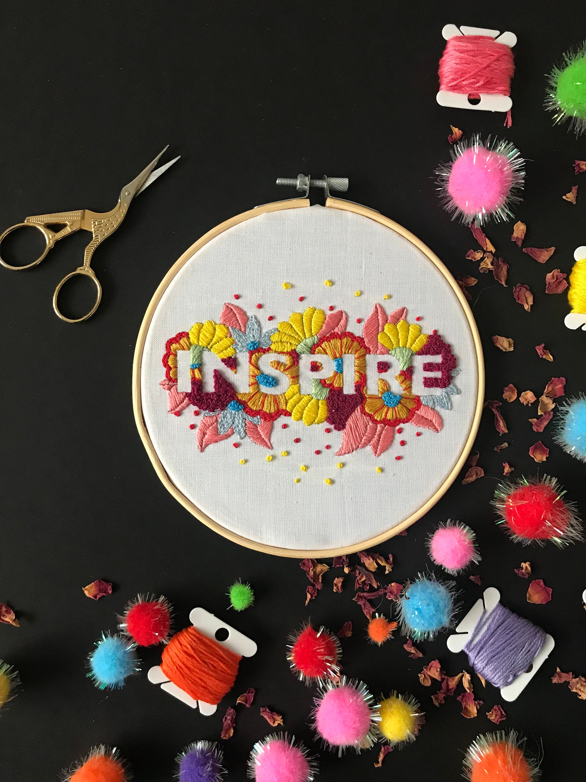 Inspire Embroidery Pattern Needlecraft Pattern Embroidery - Etsy