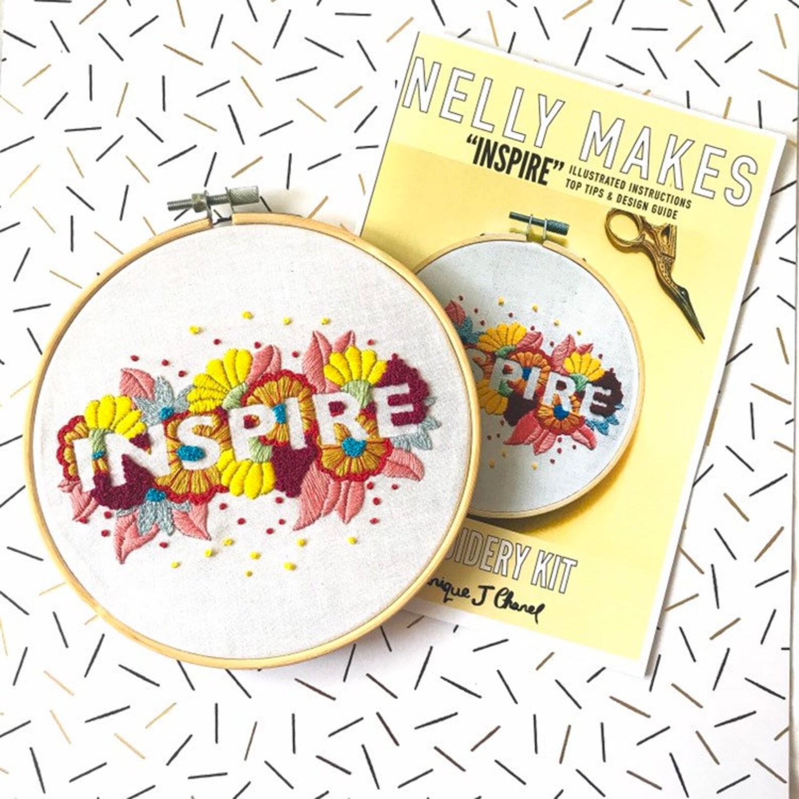 Inspire Embroidery Pattern, Needlecraft Pattern, Embroidery Pattern ...