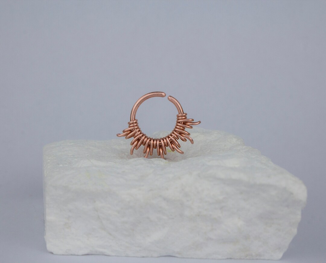 Unique Handmade Septum Piercing Stylish Face Jewelry for a Distinctive ...