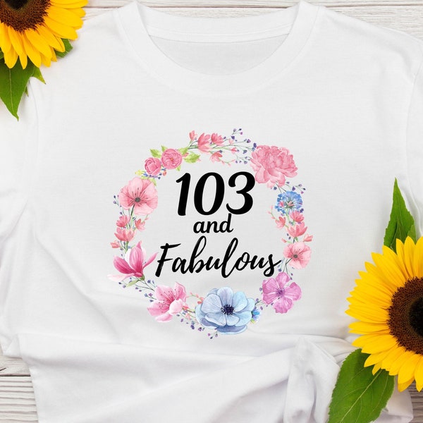 103 Birthday Card - Etsy