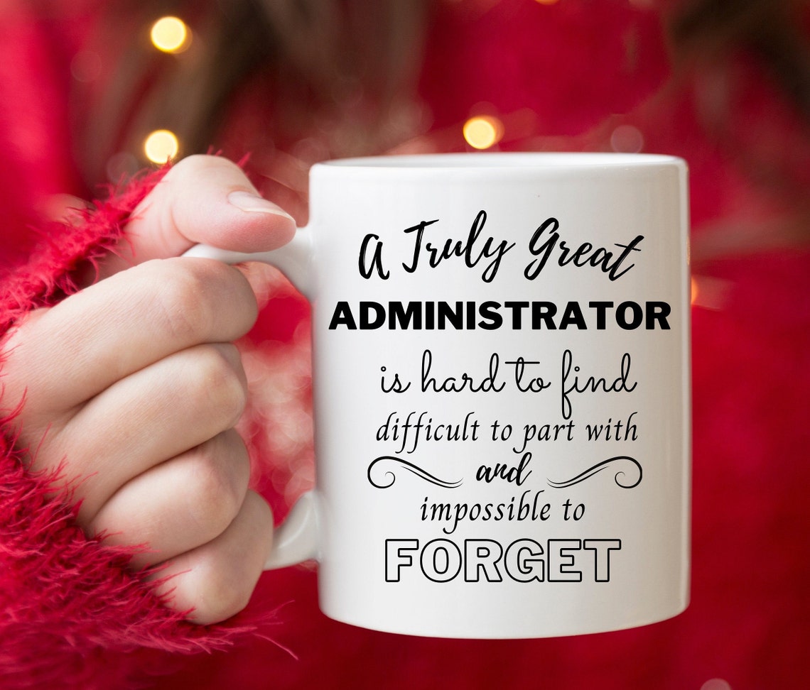 Retirement Gift For Administrator Happy Retirement Coffee | Etsy