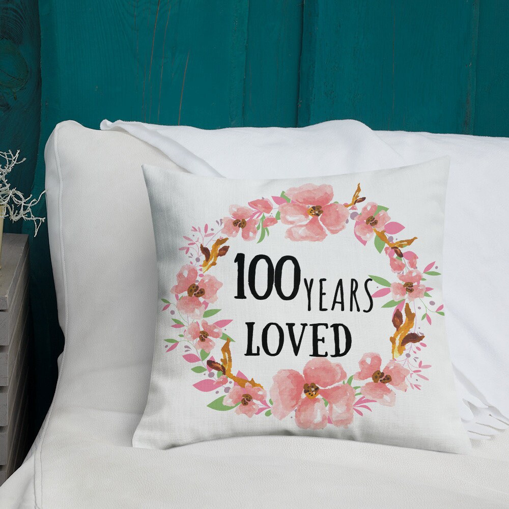 100 Birthday Gift 100th Birthday Ideas 100 Years Loved | Etsy