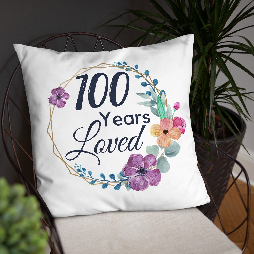100 Years Loved Since 1922 100th Birthday Gifts for Women | Etsy