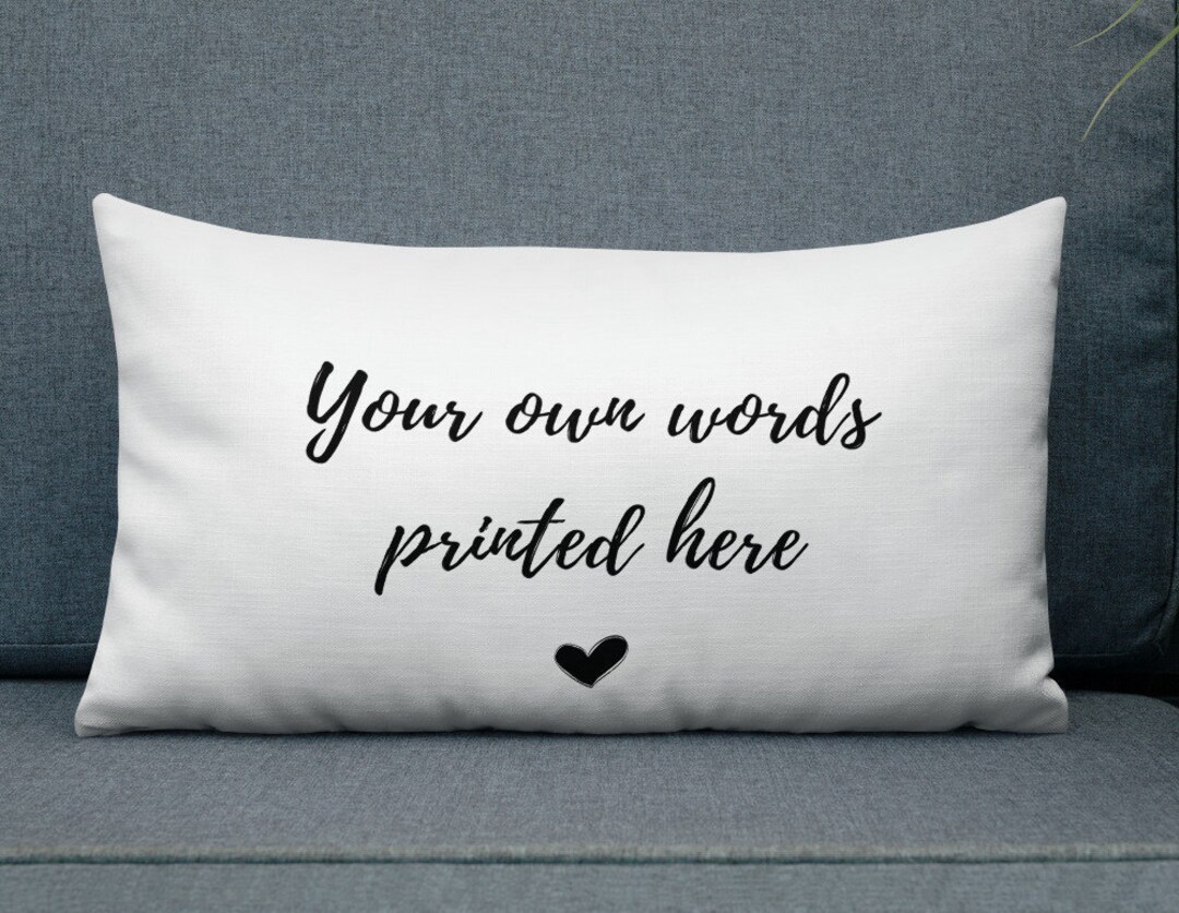 Custom Text Pillow, Personalized Pillows, Personalized Pillow, Custom ...