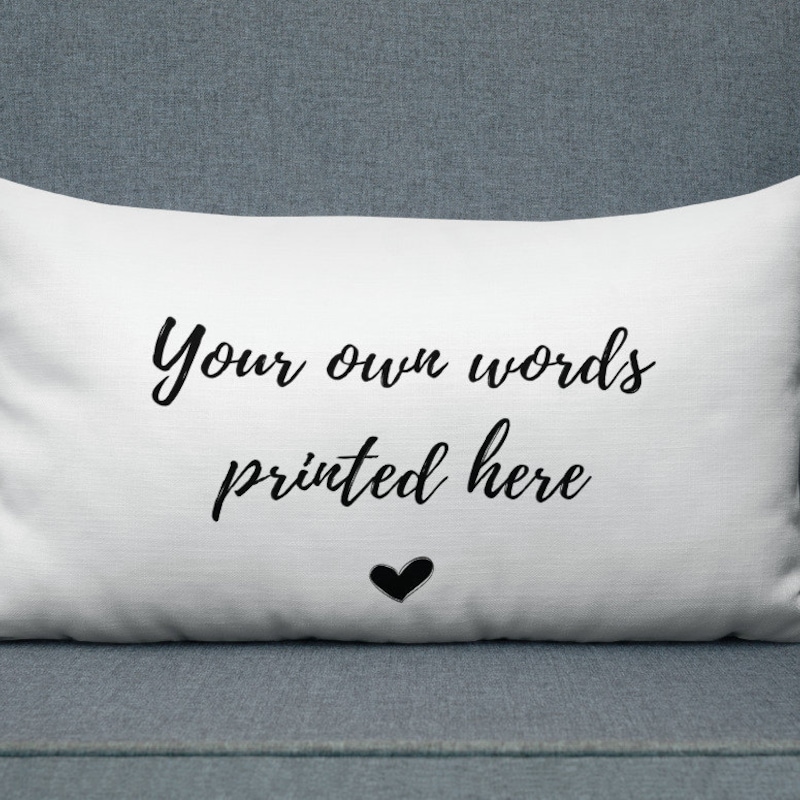 Custom Quote Pillow - Etsy