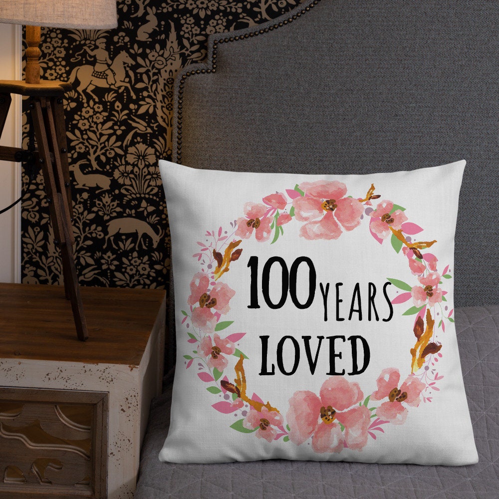 100 Birthday Gift 100th Birthday Ideas 100 Years Loved | Etsy