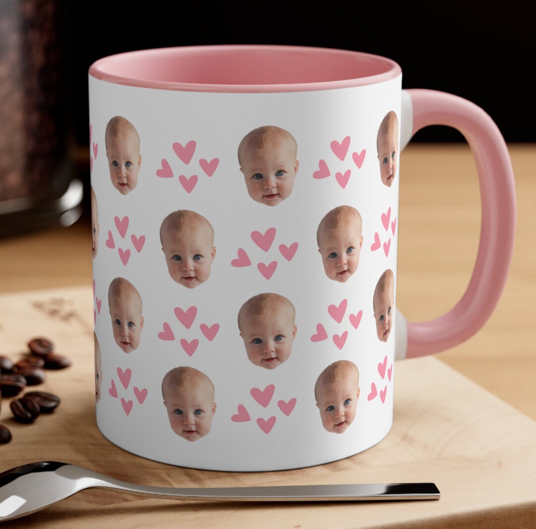 Custom Baby Face Mug, Funny Face Mug, Your Dog's Face Mug, Your Husband ...