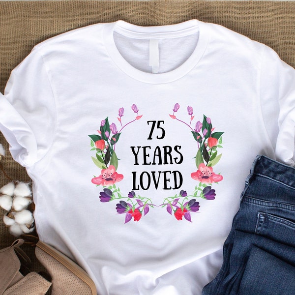75th Birthday Etsy