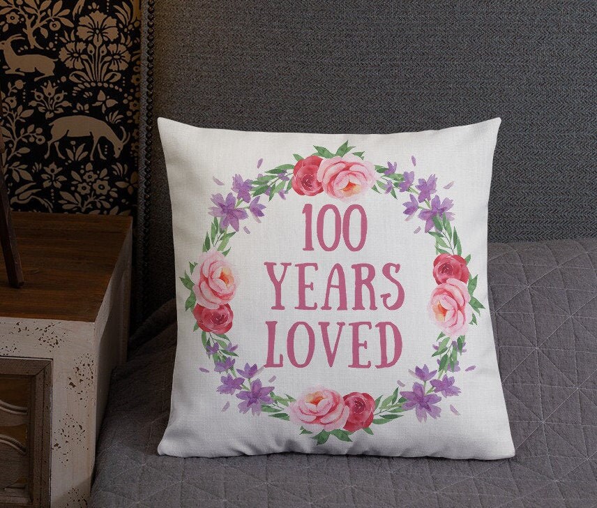 100th Birthday Gift 100th Birthday Gifts for Women 100 Years | Etsy