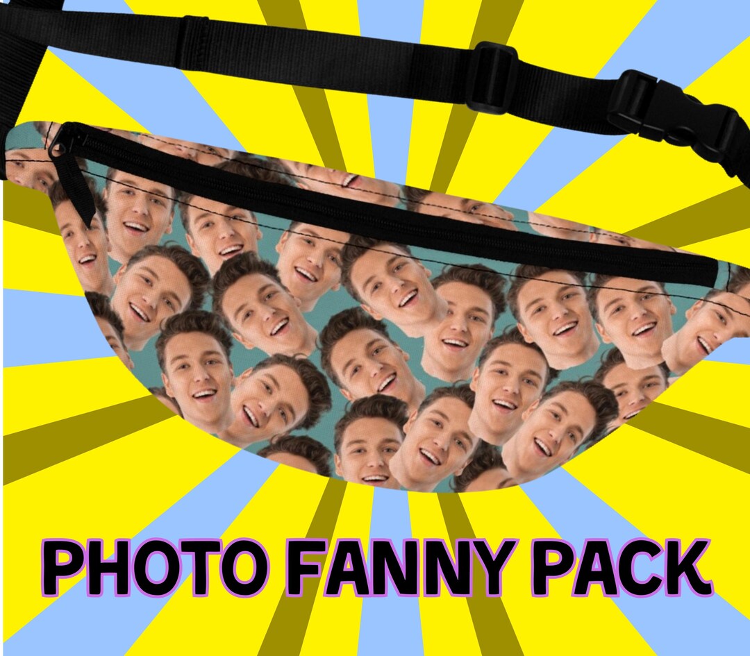 Custom Photo Fanny Pack, Custom Crazy Faces Fanny Pack, Faces Fanny ...