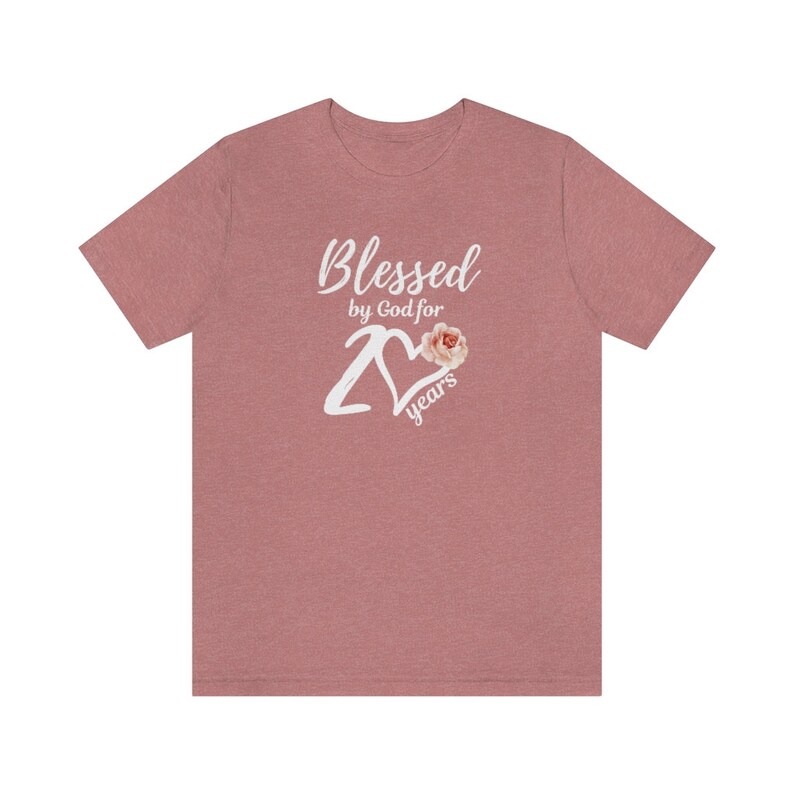 Blessed by God for 20 Years Birthday Tshirt 20 Years Blessed - Etsy