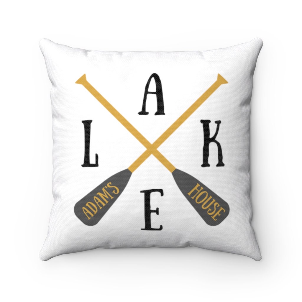 Lake House Pillows, Personalized Lake House Pillow, Lake House Decor ...
