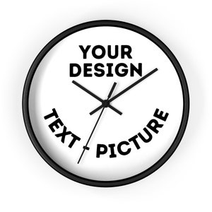 Custom Wall Clock, Photo Wall Clock, Personalized Wall Clock, Home ...