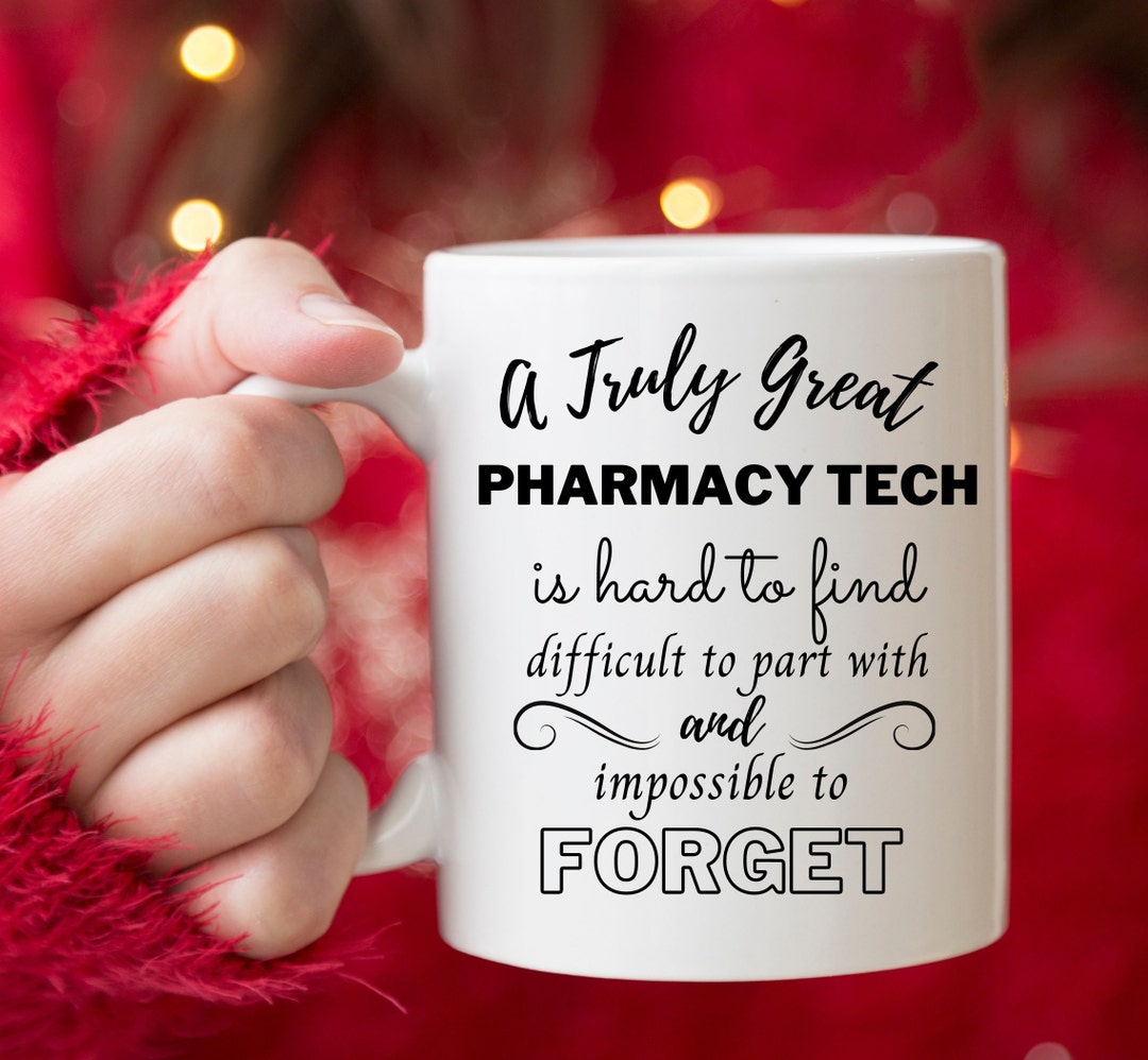 Retirement Gift for Pharmacy Tech, Happy Retirement Coffee Mug ...