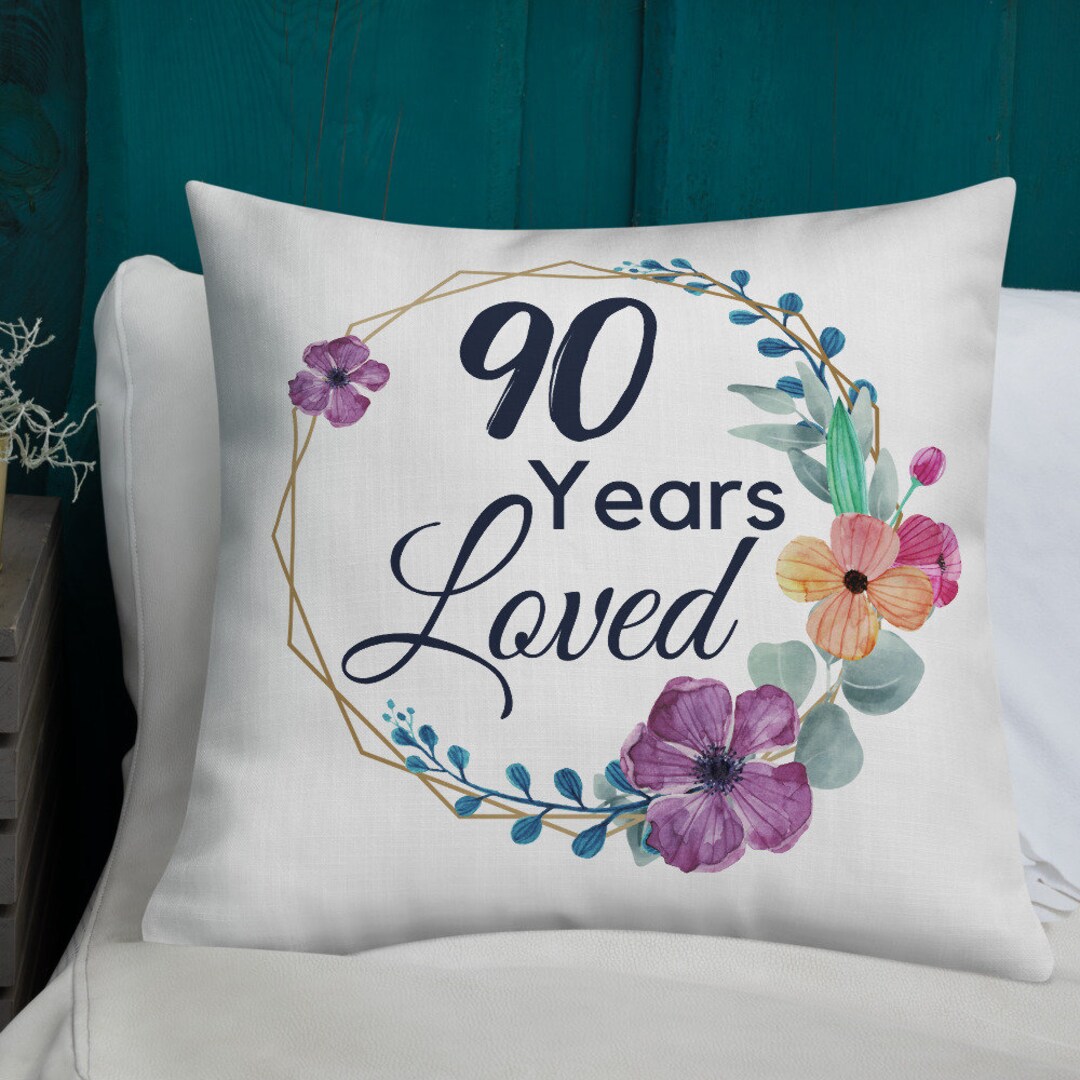 90th Birthday Gifts for Women, 90 Years Loved Since 1935, 90th Birthday ...