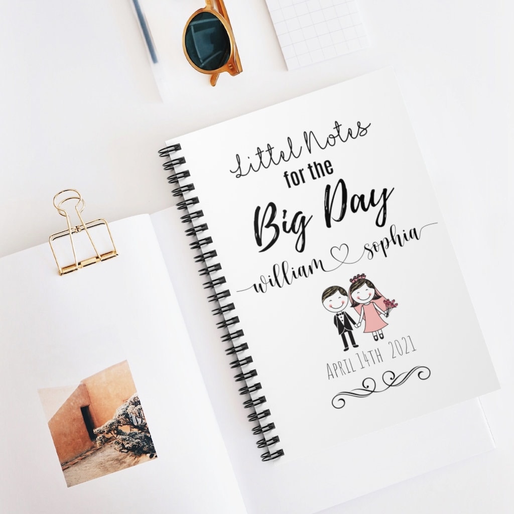 Little Notes for the Big Day Custom Wedding Journal - Etsy