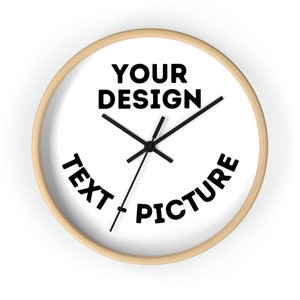 Custom Wall Clock, Photo Wall Clock, Personalized Wall Clock, Home ...