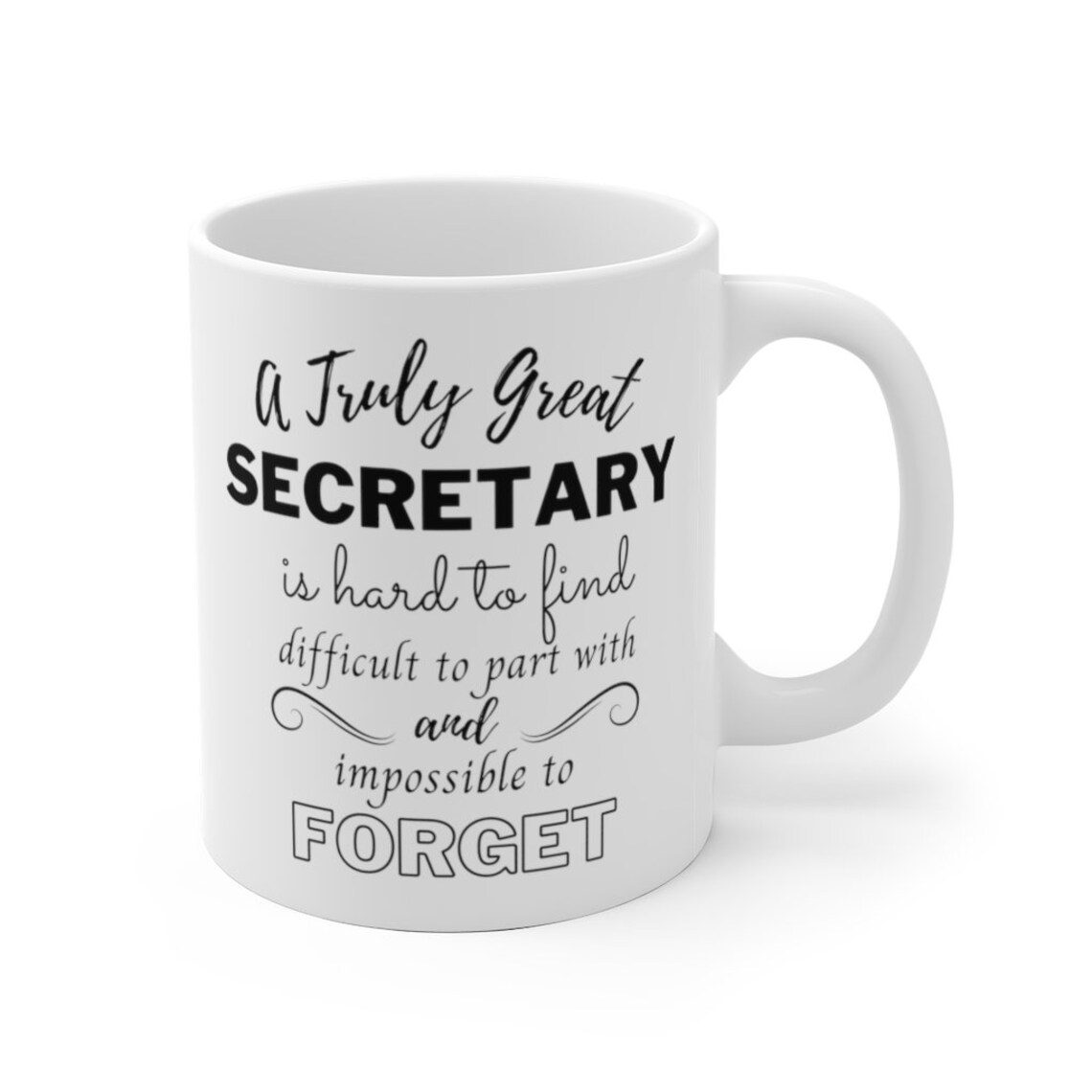 Retirement Gift for Secretary, Happy Retirement Coffee Mug ...