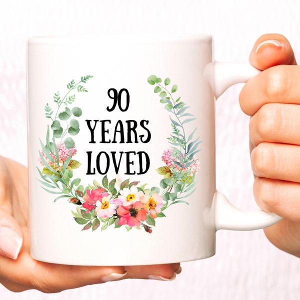 90th Birthday Mug - Etsy
