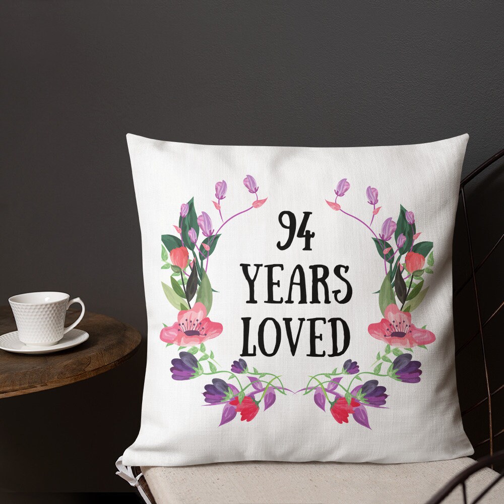 94 Years Loved, 94 Year Old Female Gifts, 94th Birthday Gifts for Women ...
