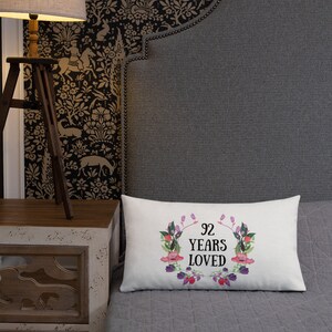 92nd Birthday Gifts for Women, 92 Year Old Female, 92 Years Loved ...
