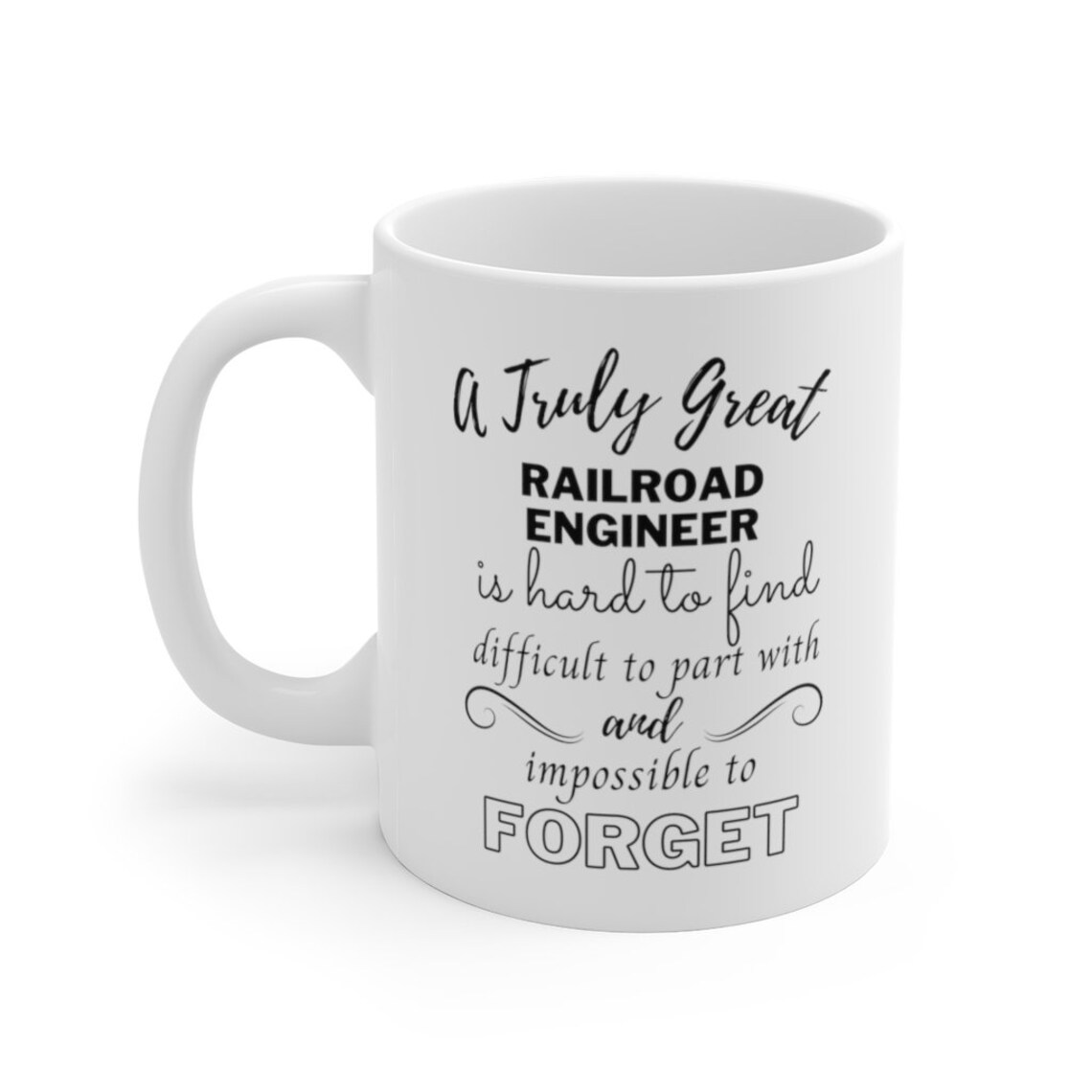 Retirement Gift for Railroad Engineer Happy Retirement Coffee - Etsy
