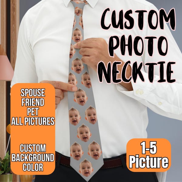 Custom Photo Tie - Etsy
