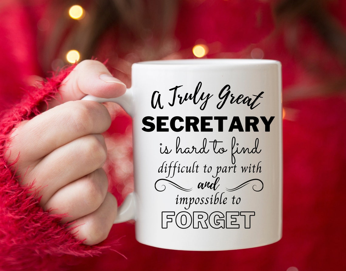 Retirement Gift for Secretary, Happy Retirement Coffee Mug ...
