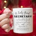 Retirement Gift for Secretary, Happy Retirement Coffee Mug ...