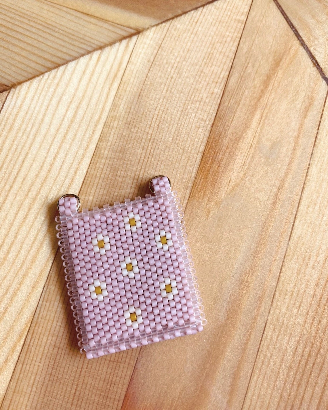 Handwoven Amulet Bag Beaded Amulet Pouch Seed Bead Necklace Beaded ...