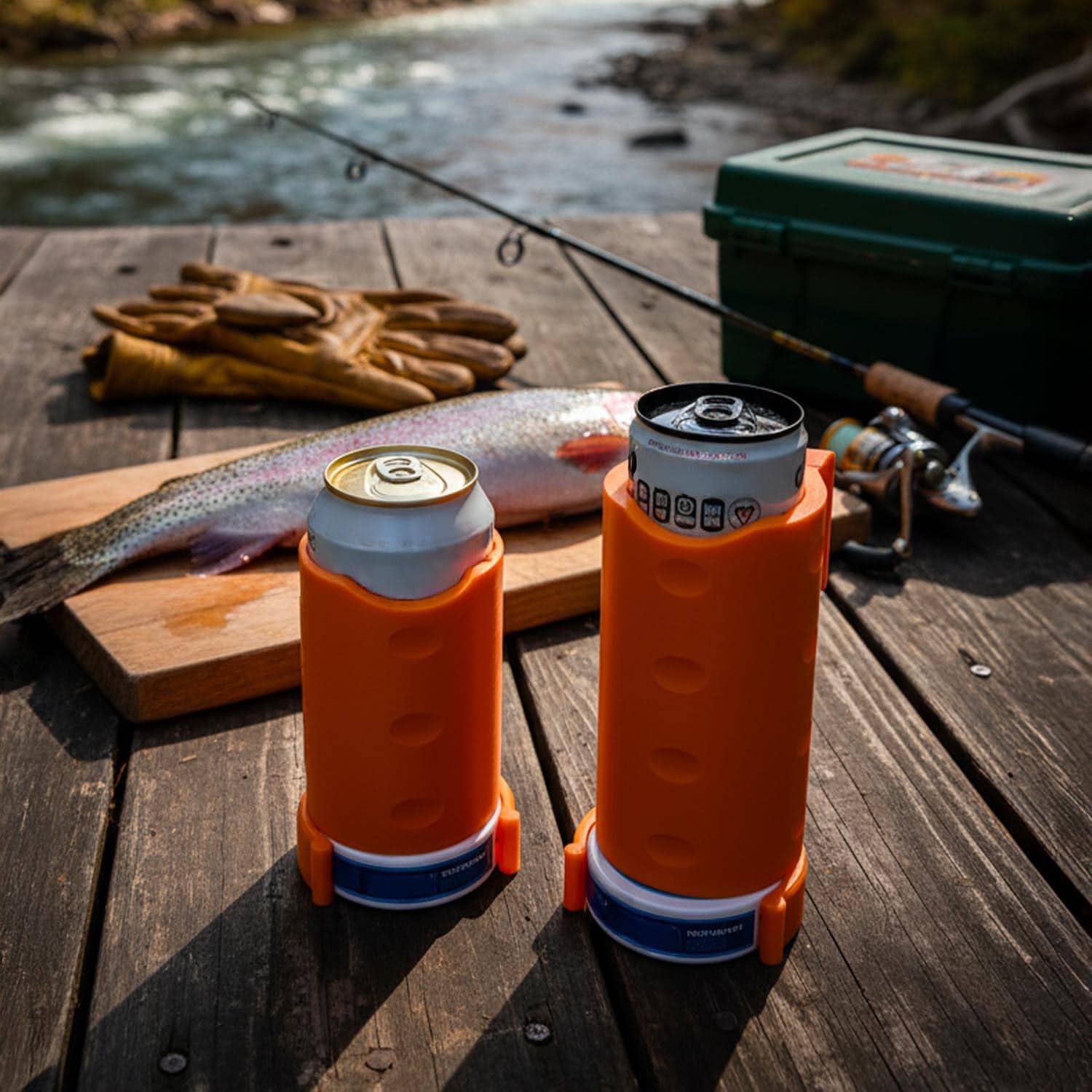 Beer Can Cooler With Flexible Nicotine Pouch Clip | Can Sleeve - Etsy