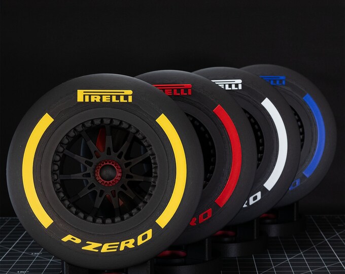 Tire Model F1 24 Cm 9.45 in Formula 1 on the Wall Decoration Gadget - Etsy