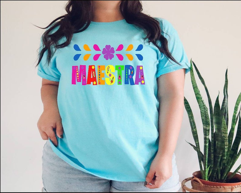 Maestra Tshirt Teacher's T Shirtsteacher Appreciation - Etsy