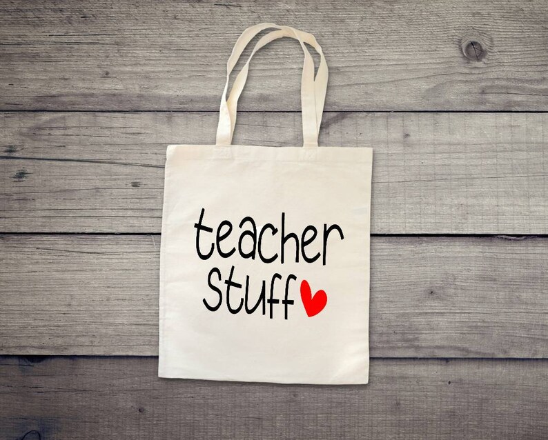 Teacher Stuff Tote Bag. Perfect Gift for Teachers. Grocery Tote Bag ...