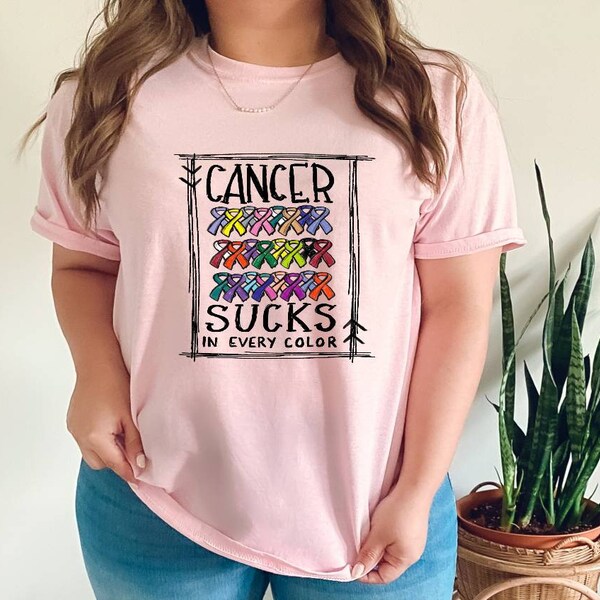 Cancer Sucks T Shirts - Etsy
