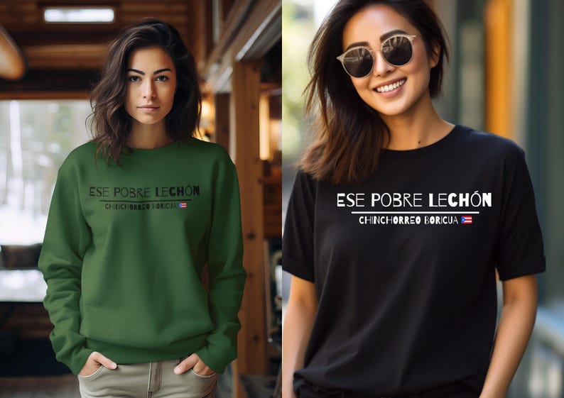 Chinchorreo Boricua T-shirt: Puerto Rico Navidades Tee, Ese Pobre ...