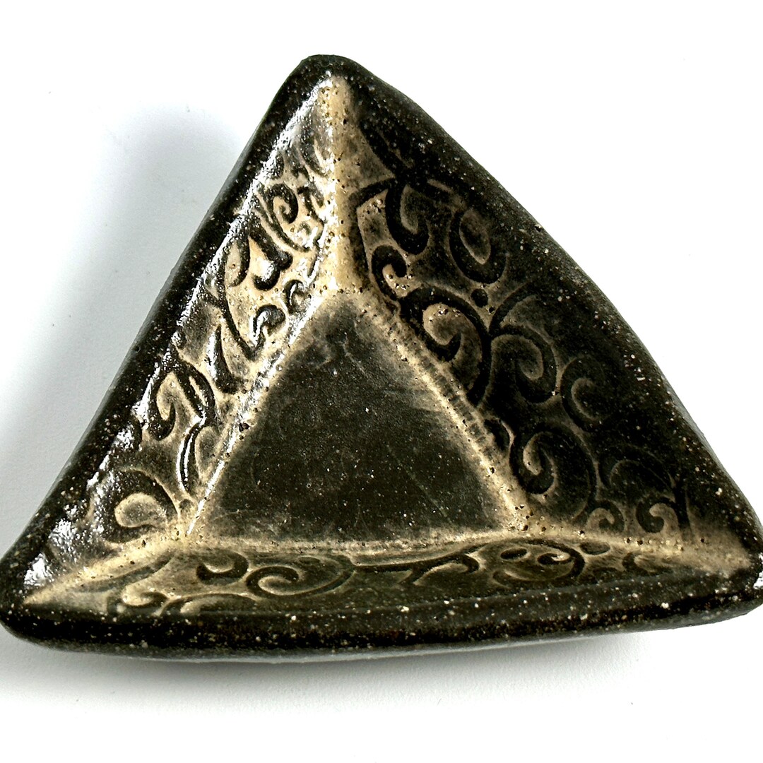 Small Black Triangle Dish - Etsy