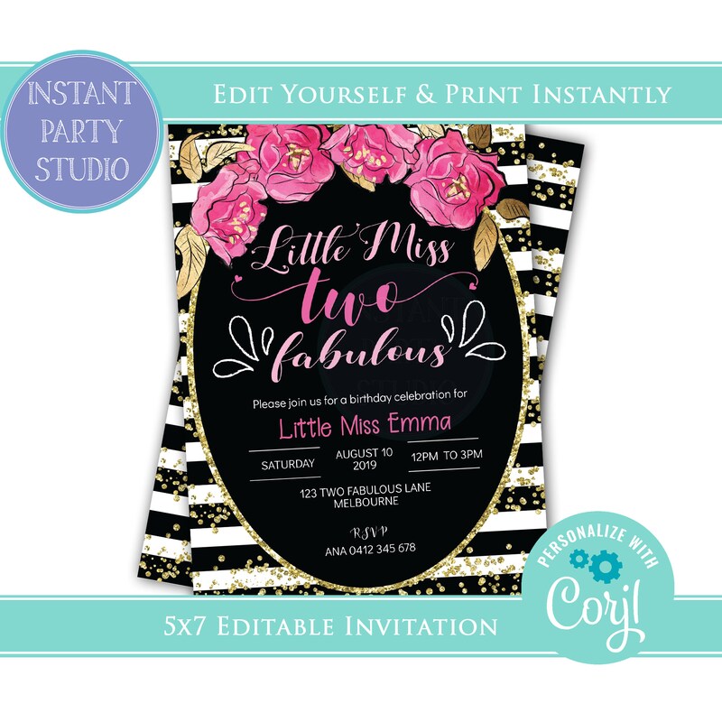 Two Fancy Birthday - Etsy